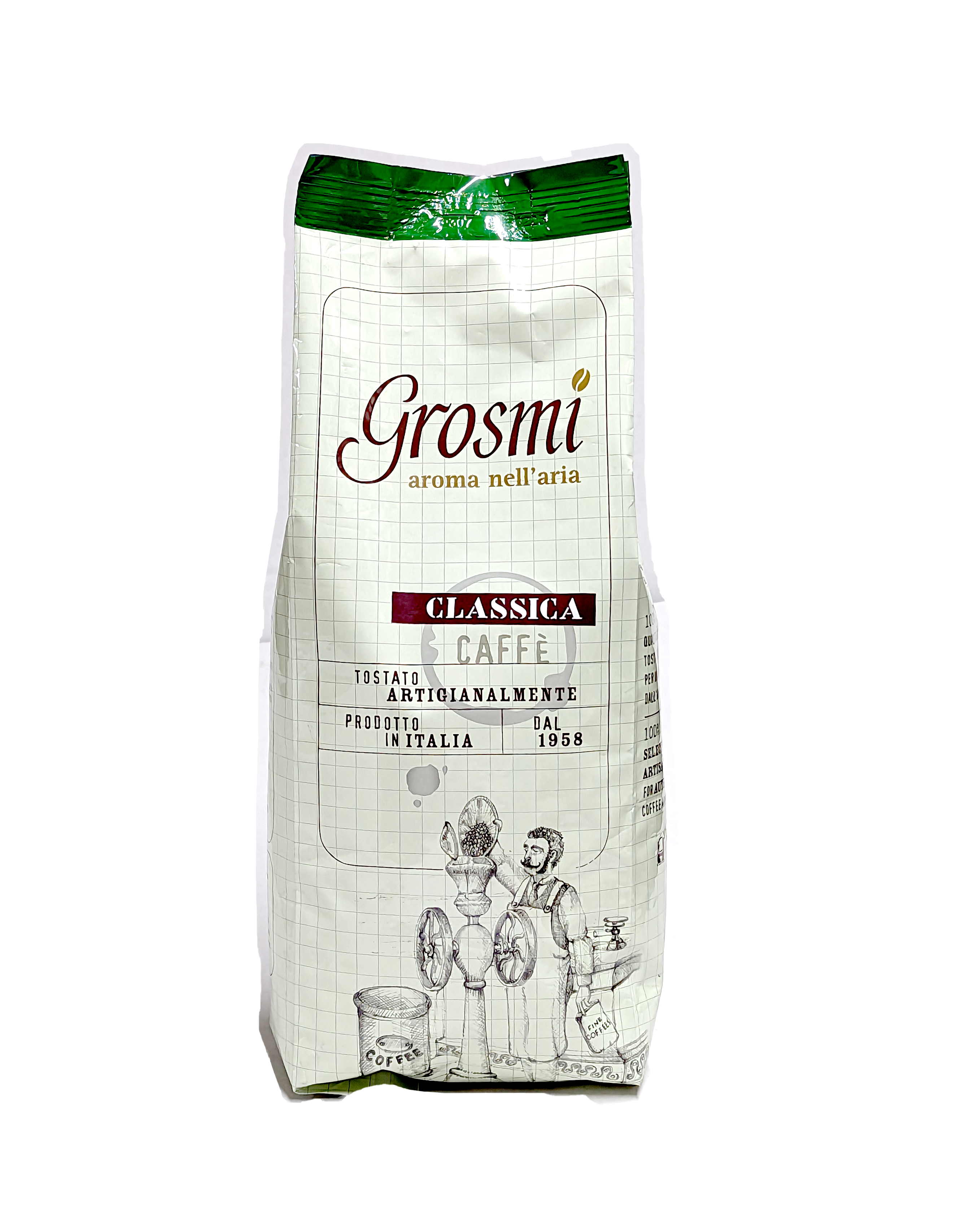 Grosmi Classica Blend 40 Arabica 6 x 1kg – Divine Importers Ltd